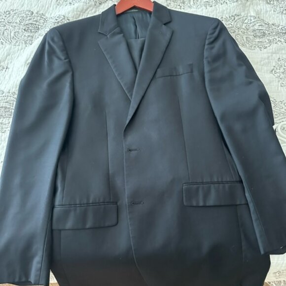 Michael Kors | Suits & Blazers | Wool Michael Kors Navy Suit 42l | Poshmark